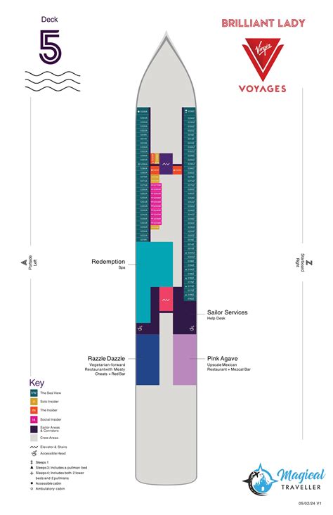 Brilliant Lady Deck Plan A Comprehensive Deck By Deck Tour Magical