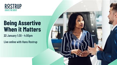 Assertiveness Training Rostrup Leadership And Coaching