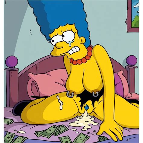 Rule 34 Ai Generated Crying Cum In Pussy Marge Simpson Money Nipple Piercing The Simpsons