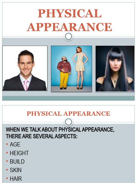 Physical Appearance Presentation 81031 Pdf Hair Beauty