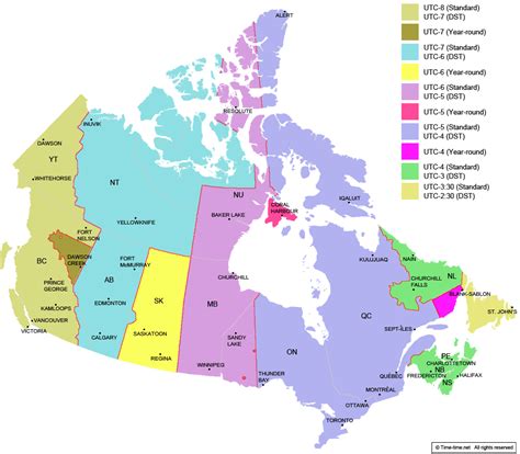 Canadas Time Zones Arent As Cut And Dry As I Thought Theyd Be R Canada