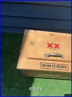 Metal Ice Chest Cinco De Mayo Cerveza Dos Equis And Tecate Wood And