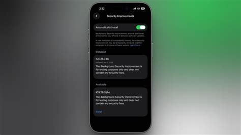 Apple Again Tests Background Security Updates In Ios 26 3 And Macos