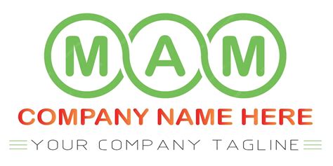 Premium Vector Mam Letter Logo Design