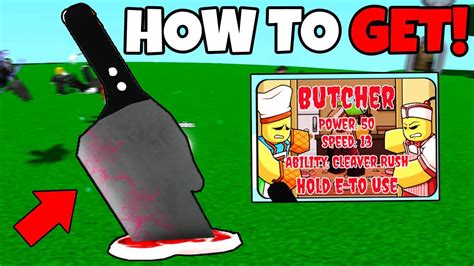 How To Get Butcher Glove In Slap Battles Youtube