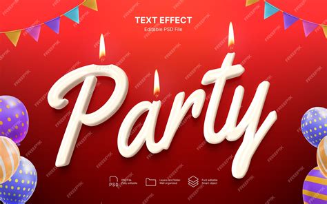 Premium Psd Candle Text Effect