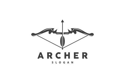 Archer Logo Archery Arrow Vector Graphic By May Graphic · Creative Fabrica