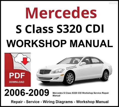 Mercedes S Class S320 Cdi 2006 2009 Workshop Manual Pdf