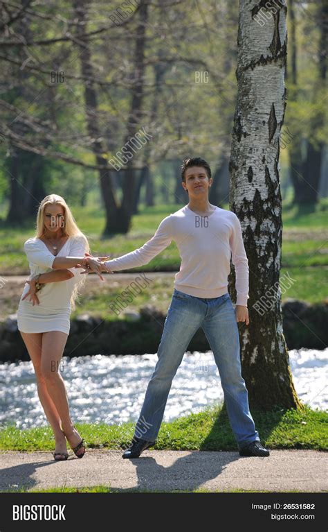 Happy Young Romantic Image And Photo Free Trial Bigstock