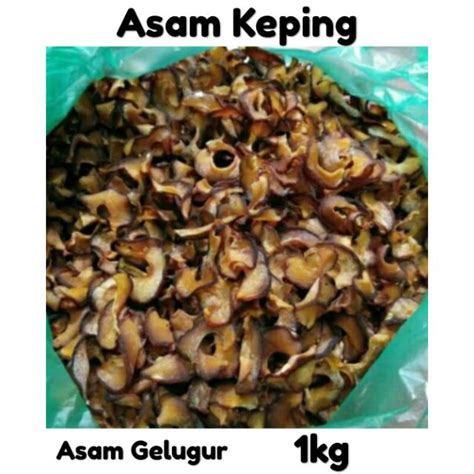 1kg Asam Keping Asam Gelugur Shopee Malaysia