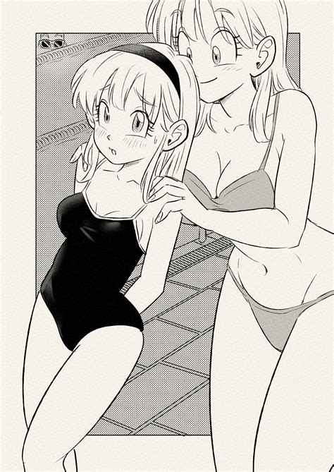 Bulma Muten Roushi And Bra Dragon Ball And 1 More Drawn By Pink