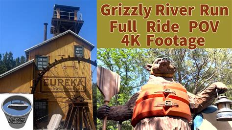 Grizzly River Run 2022 Full Ride Pov 4k Footage Disney
