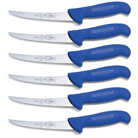 F Dick Ergogrip Curved Flexible 6 15cm Boning Knife 8298115 Set Of