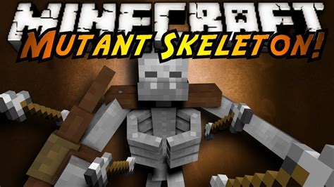 Minecraft Mods Ita Mutant Skeleton Mod Youtube