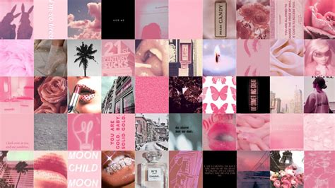 Download A Vibrant Pink Desktop Wallpaper Filled With Stark Photos And Images Wallpaper