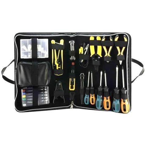 Network Tool Kit 33 Pcs Networking Tools Briefcases Service Office