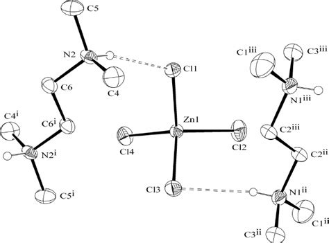 Molecular Structure Of The Title Compound Showing The Atomic Numbering Download Scientific
