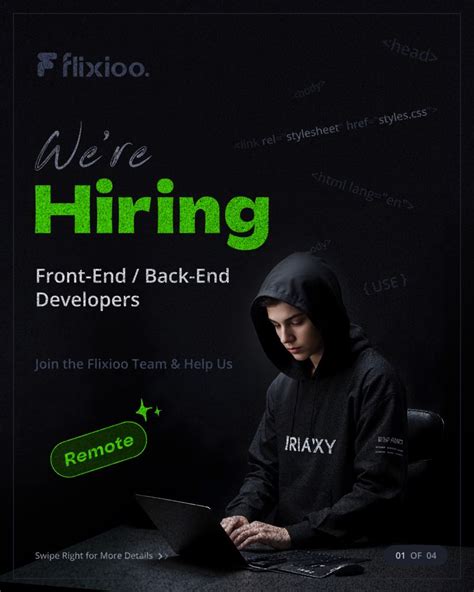 flixioo on linkedin hiriing frontenddeveloper backenddeveloper