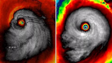 Hurricane Milton Forms Eerie Skull Like Face Moments Before Approaching Florida Sciencetech
