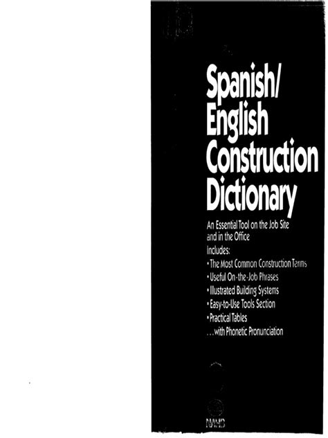 Construction Dictionary Pdf