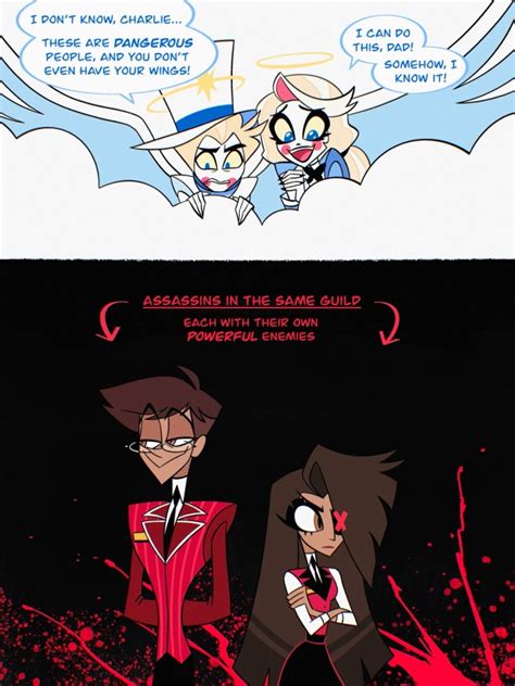 Guardian Angel Au 👼🏼🪽⚔️🩸 Its Radioapple And Chaggie Because Im