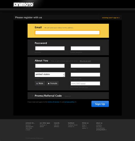 Html Form Layout Design