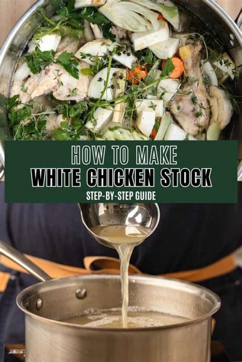 How To Make White Chicken Stock Fond Blanc De Volaille The Frizzled