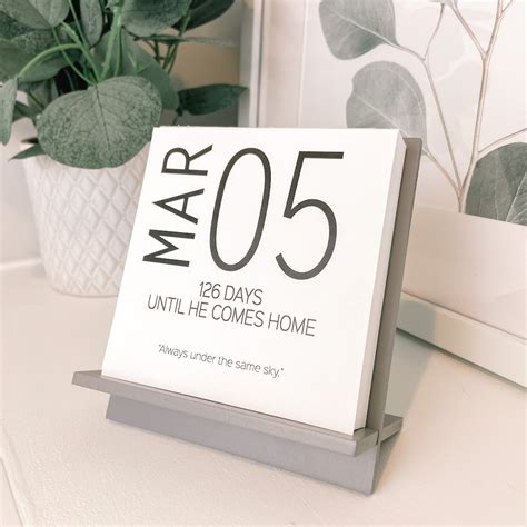 Deployment Countdown Long Distance Relationship Custom Countdown For
