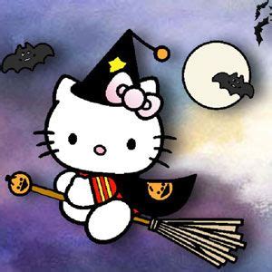 Hello Kitty Witch Hello Kitty Halloween Wallpaper Hello Kitty Images