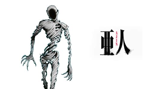 Ajin Demi Human Hd Anime Wallpaper Ghostly Figure In Motion By Gamon
