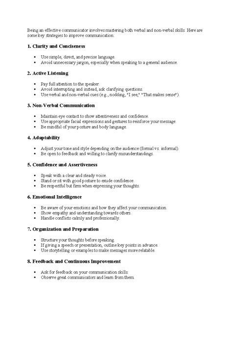 How To Become An Effective Communicator Being An Effective Communicator Involves Mastering