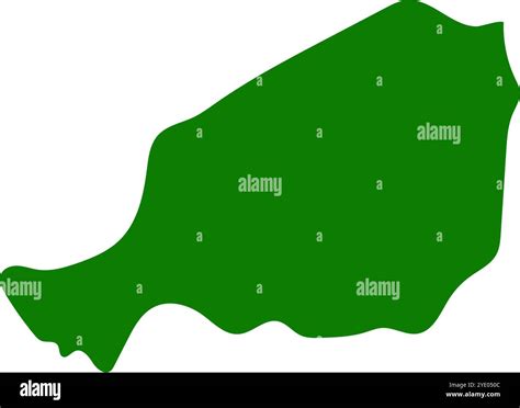 Simple Niger Map Icon Editable Vector Stock Vector Image And Art Alamy