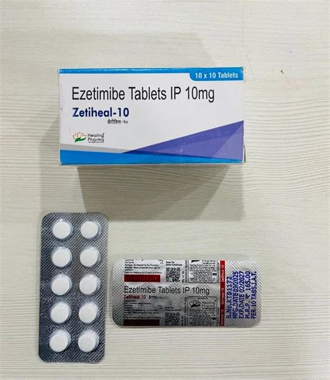 10 Mg Zetiheal Tablets Ezetimibe Tablets At ₹ 796strip Ezetimibe