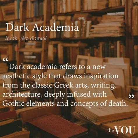 Dark Academia Aesthetic Acerte O Visual De Inspiração Intelectual