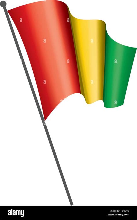 Guinea Flag Vector Illustration Stock Vector Image And Art Alamy