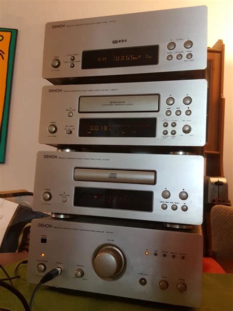 Denon Personal Component System F07 Hi Fi Tuner Cd Dr K7 Ampli Complete Eur 199 99