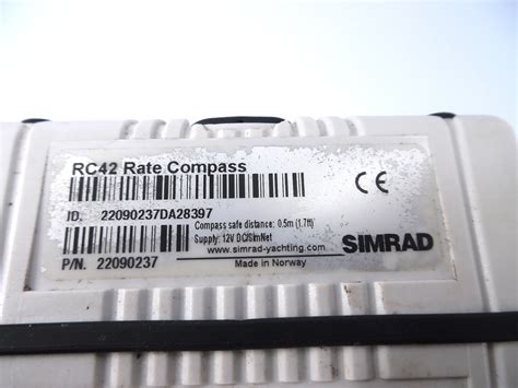 Simrad Rc42 Rate Compass Simnet Nmea2000 Heading Sensor Max Marine Electronics