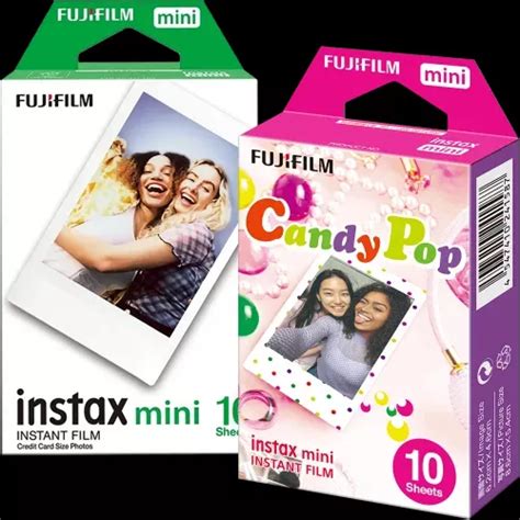 Set Film Mini Fujifilm Instax Alb 1x10 Cu Film Mini Candy Pop 1x10