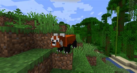 I Made A Red Panda Mod For Minecraft It Is Called Acos Red