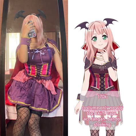 Jual Uehara Himari Vampire Halloween Cosplay Costume Bang Dream Bandori