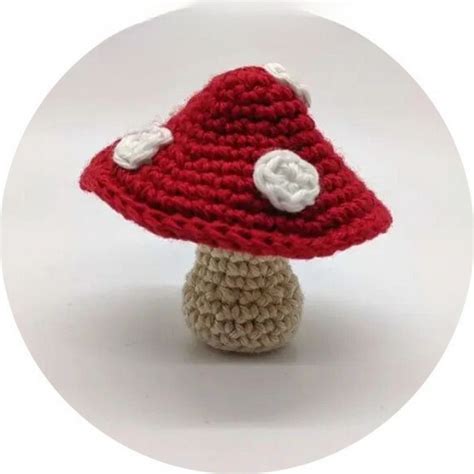 Cute Crochet Mini Mushroom Pattern Red Agape Blog