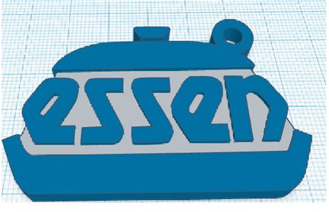 Stl File Essen Key Ring・3d Print Object To Download・cults