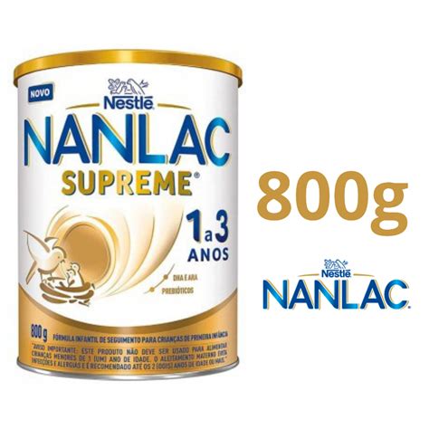 Formula Infantil Nanlac Supreme 1 A 3 Anos 800g Nestlê Shopee Brasil