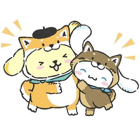 Pompompurin And Cinnamoroll Cute Doodles Sanrio Hello Kitty Cute Drawings
