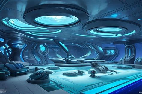 Premium Ai Image Extraterrestrial Oceanography Lab