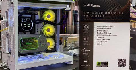 Zotac Presents Geforce Rtx 5090 Arctic Storm With Aio 360mm Cooler