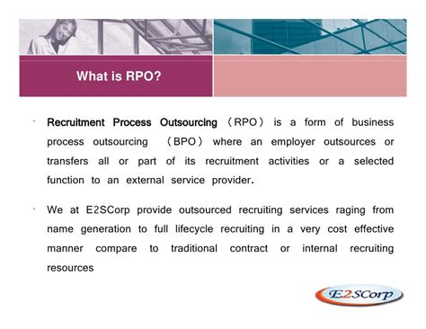 Rpo Recruitment Process Outsourcing
