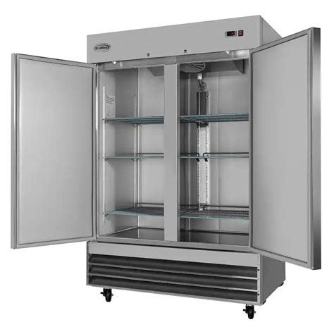 Koolmore 54 In Commercial Two Door Reach In Refrigerator 47 Cu Ft Rir
