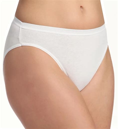 Cotton Hi Cut Brief Panties 3 Pack