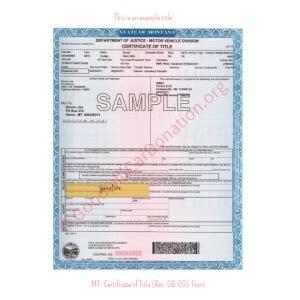 How To Sign Your Montana Vehicle Title Goodwill Car Donation